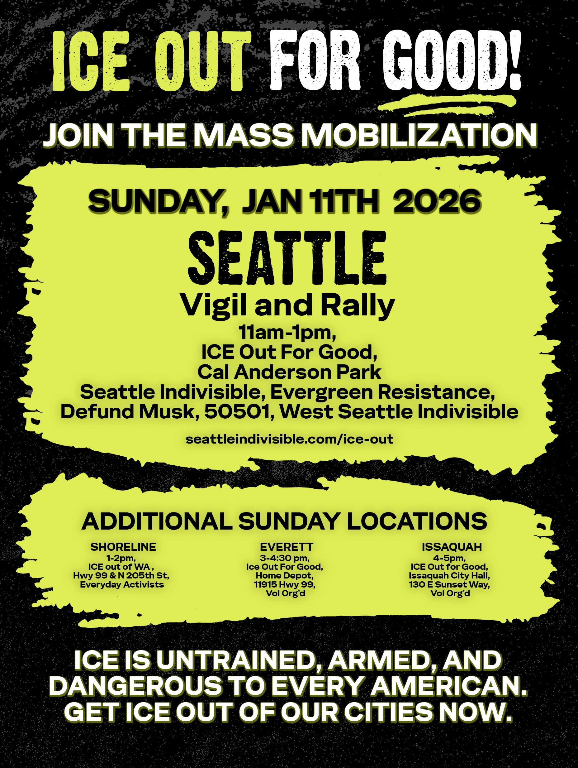 Seattle: ICE out For Good - Seattle Indivisible